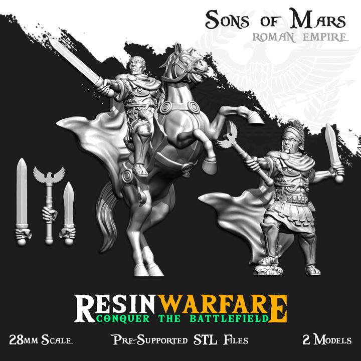 3D Printable Sons of Mars - Roman Empire Pack by ResinWarfare