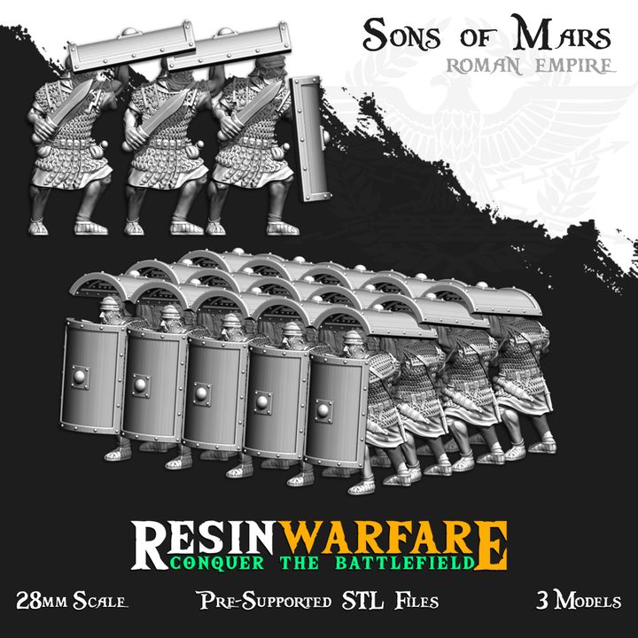 3D Printable Sons of Mars - Roman Empire Pack by ResinWarfare