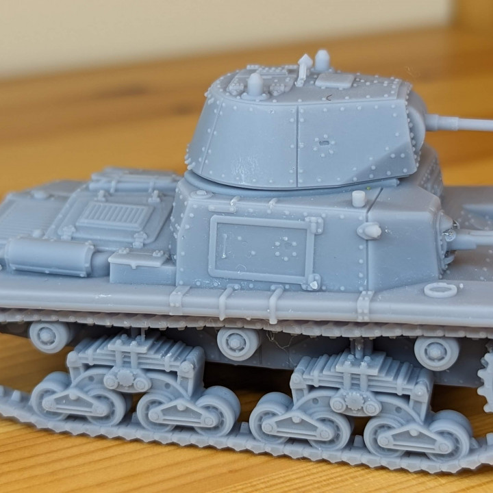 3D Printable Carro Armato M15/42 (Italy, medium tank, WW2) by Wargame3d
