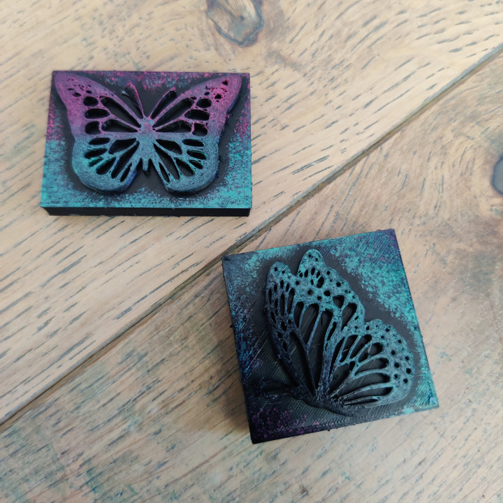 3D Printable Butterfly stamps by Maya
