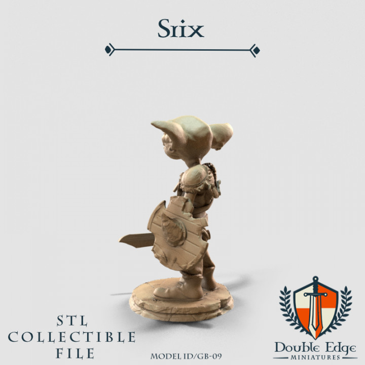 3D Printable Srix by Double Edge Miniatures