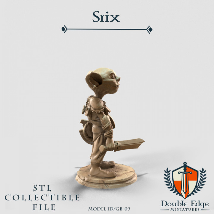 3D Printable Srix by Double Edge Miniatures
