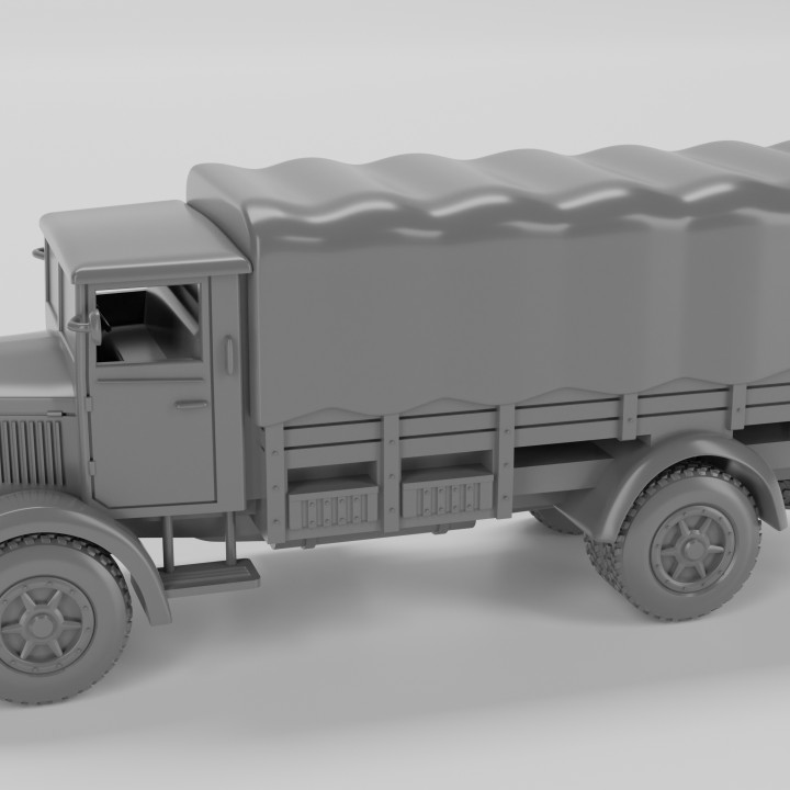 3D Printable Lancia 3Ro (Ro-Ro) (Italy, WW2) by Wargame3d
