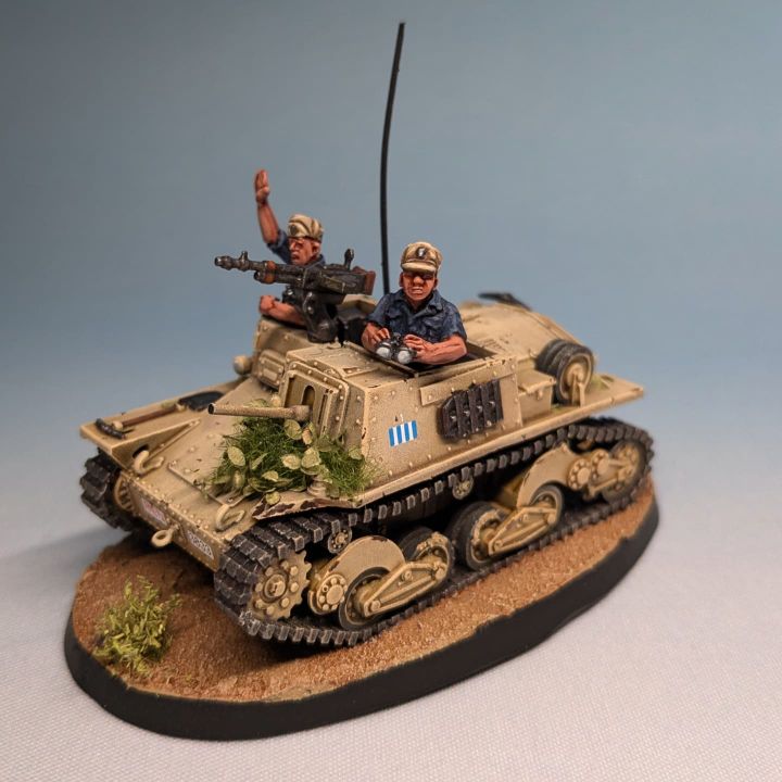 3D Printable Semovente L40 da 47/32 (Italy, SPG, WW2) by Wargame3d