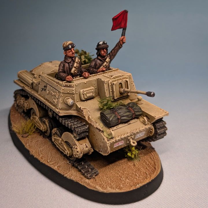 3D Printable Semovente L40 da 47/32 (Italy, SPG, WW2) by Wargame3d