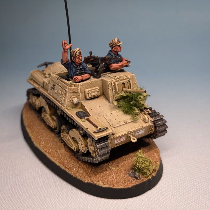 3D Printable Semovente L40 da 47/32 (Italy, SPG, WW2) by Wargame3d