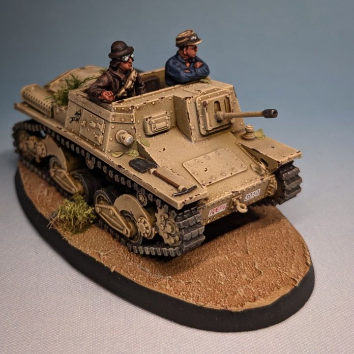 3D Printable Semovente L40 da 47/32 (Italy, SPG, WW2) by Wargame3d