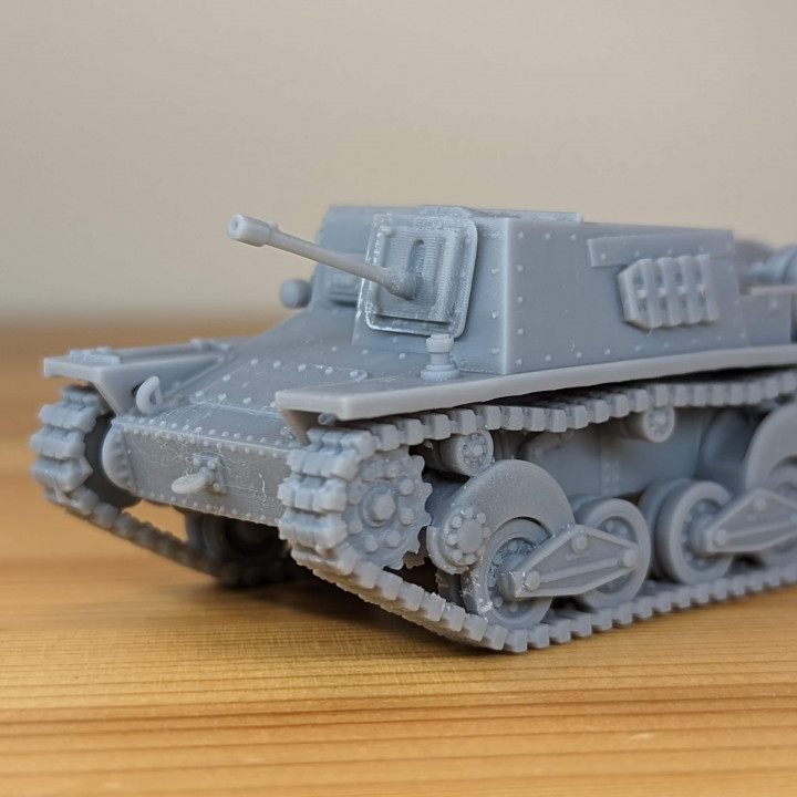 3D Printable Semovente L40 da 47/32 (Italy, SPG, WW2) by Wargame3d