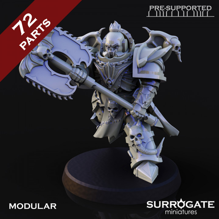 3D Printable Night Blessed, Surrogate Miniatures July 2023 Modular Unit ...