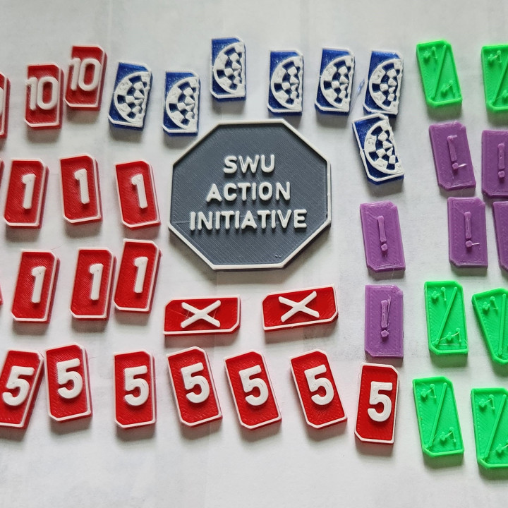 3D Printable Star Wars Unlimited TCG Tokens by Dan Rogers