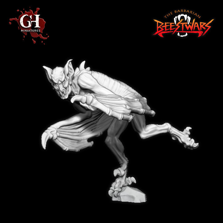 3D Printable DD01: Dust Devil Vampire- running (pre-Supported) by Gary ...