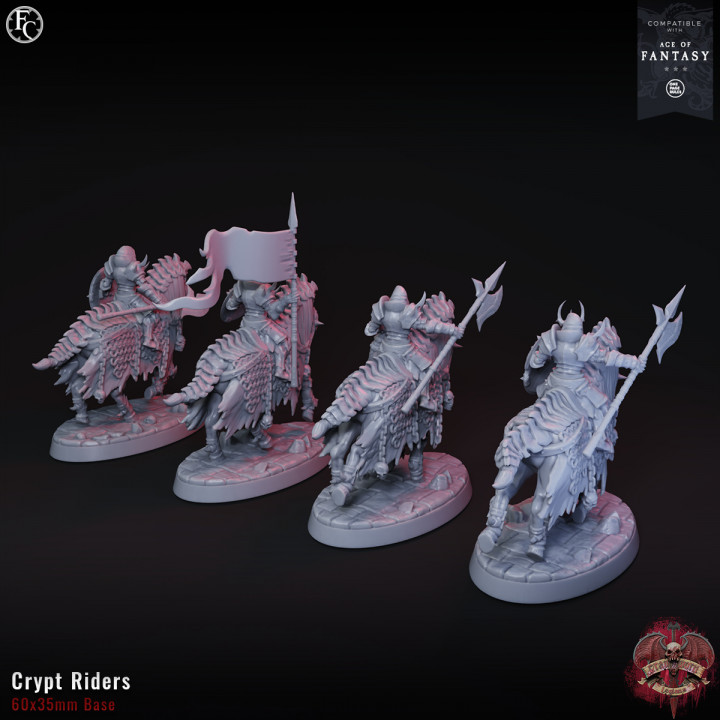 3D Printable Crypt Riders by Fleshcraft Studio