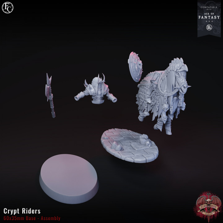 3D Printable Crypt Riders by Fleshcraft Studio