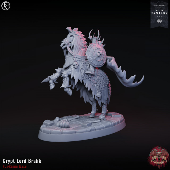 3D Printable Crypt Lord Brahk by Fleshcraft Studio