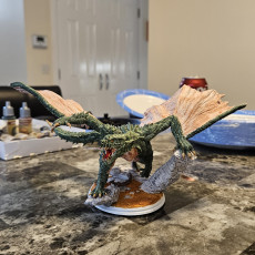 3D Printable North American Dragon by Evox Arts