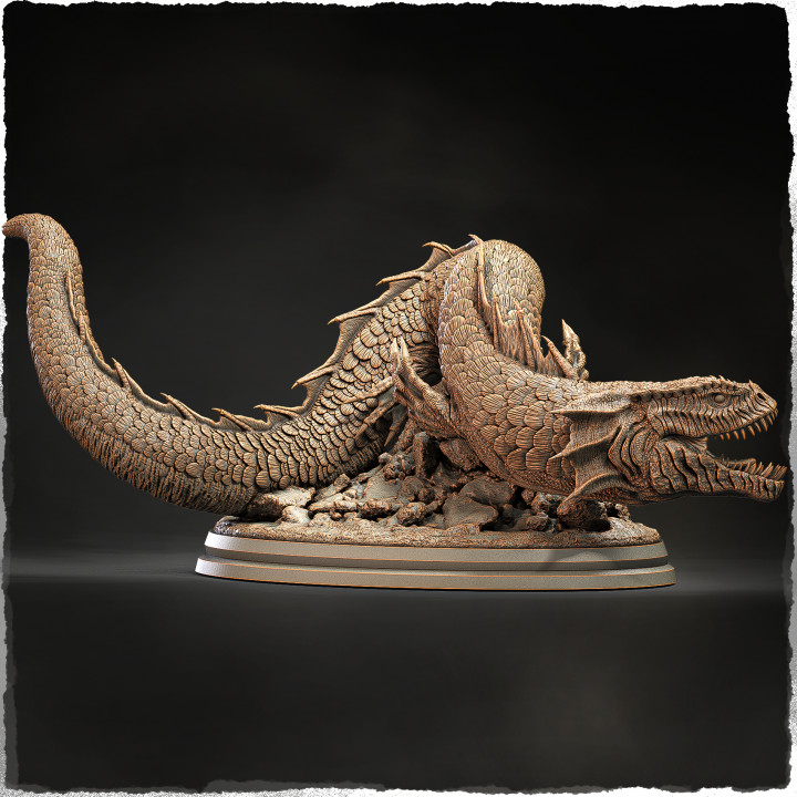 3D Printable Sea Dragon by Evox Arts