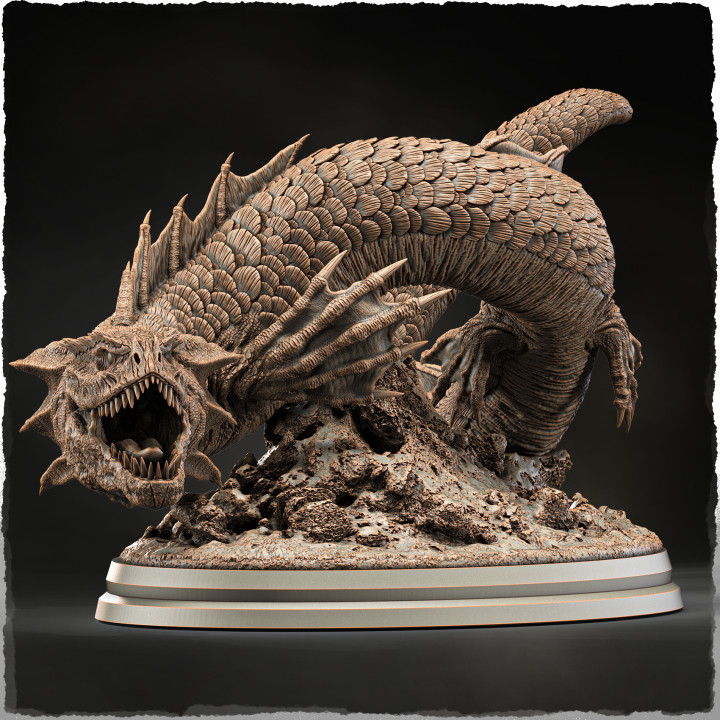 3D Printable Sea Dragon by Evox Arts