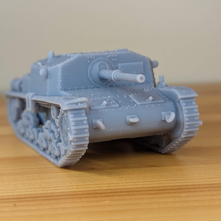 3D Printable Semovente M42M da 75/34 (Italy, WW2) by Wargame3d