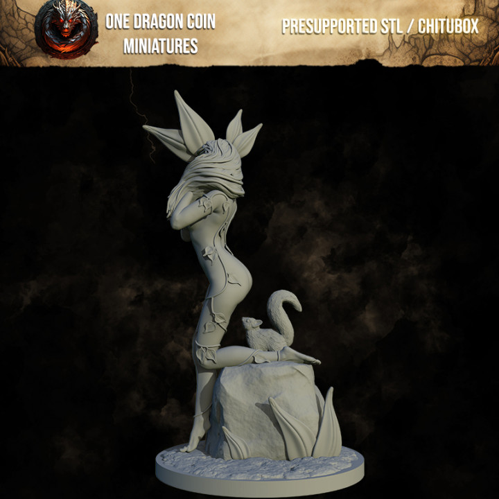 3D Printable Dryad by One Dragon Coin Miniatures