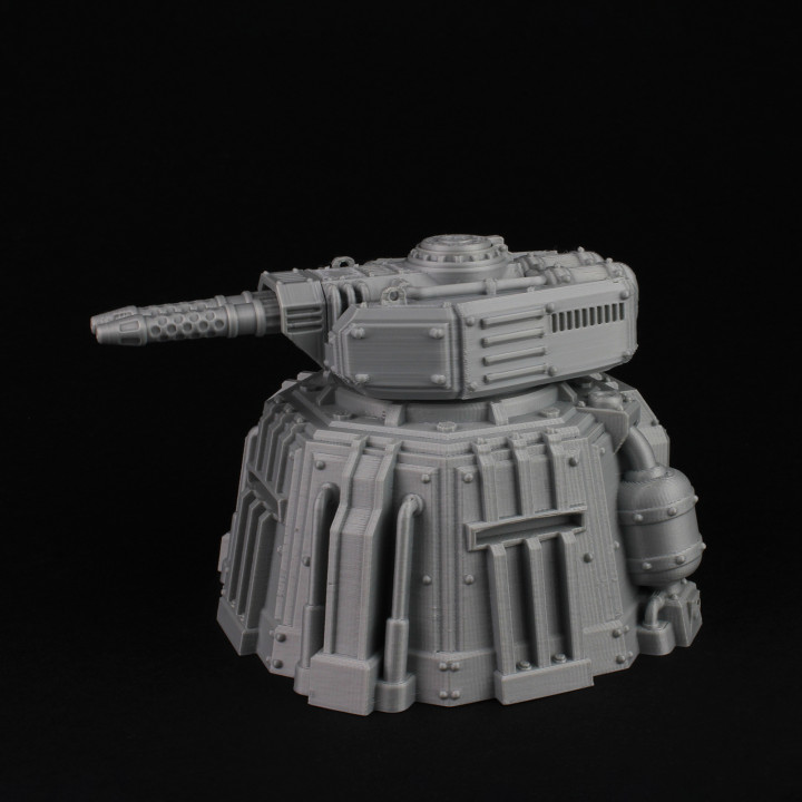 3D Printable Flame Turret by Tesseract Tomb