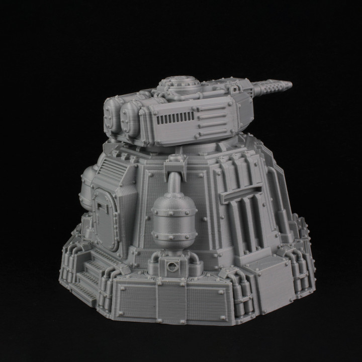 3D Printable Flame Turret by Tesseract Tomb
