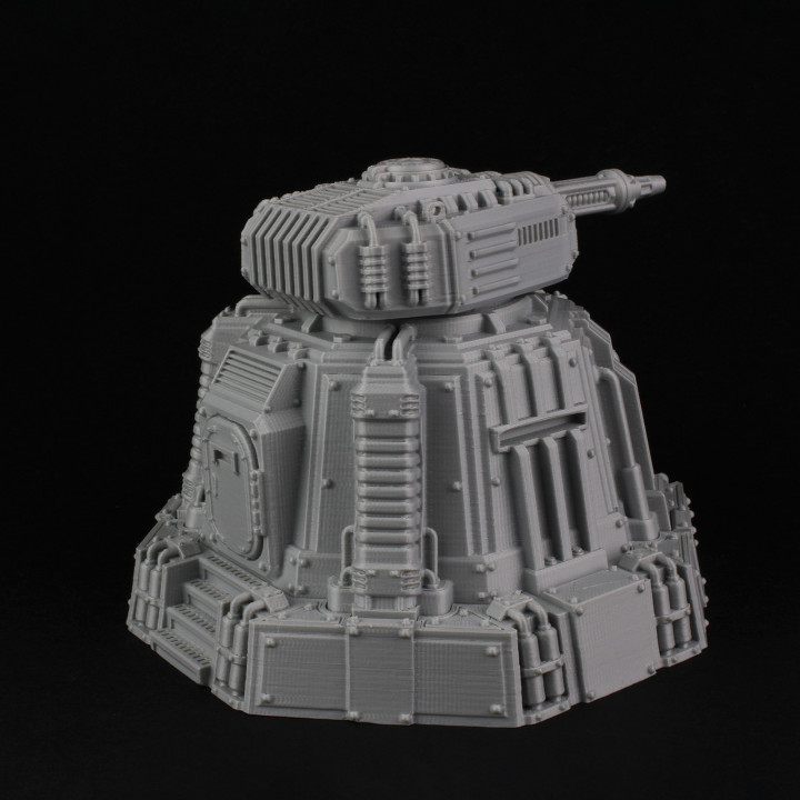 3D Printable Laser Turret by Tesseract Tomb