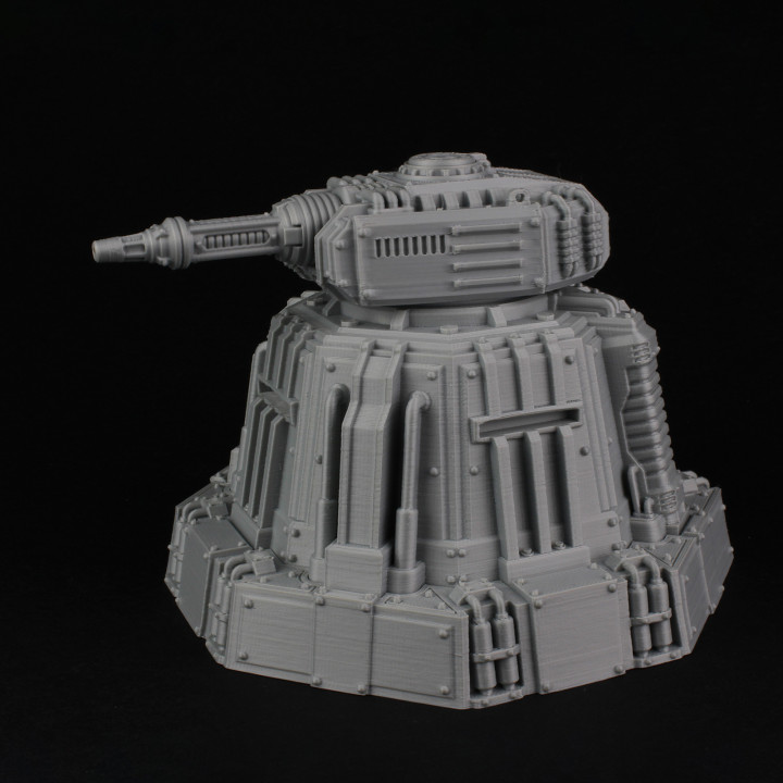 3D Printable Laser Turret by Tesseract Tomb