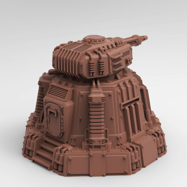 3D Printable Laser Turret by Tesseract Tomb