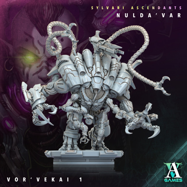 3D Printable Sylvari Ascendants - Nulda'Var - Bundle by Archvillain Games