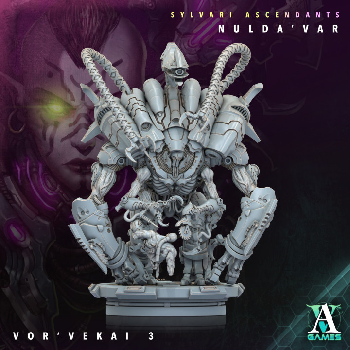 3D Printable Sylvari Ascendants - Nulda'Var - Bundle by Archvillain Games