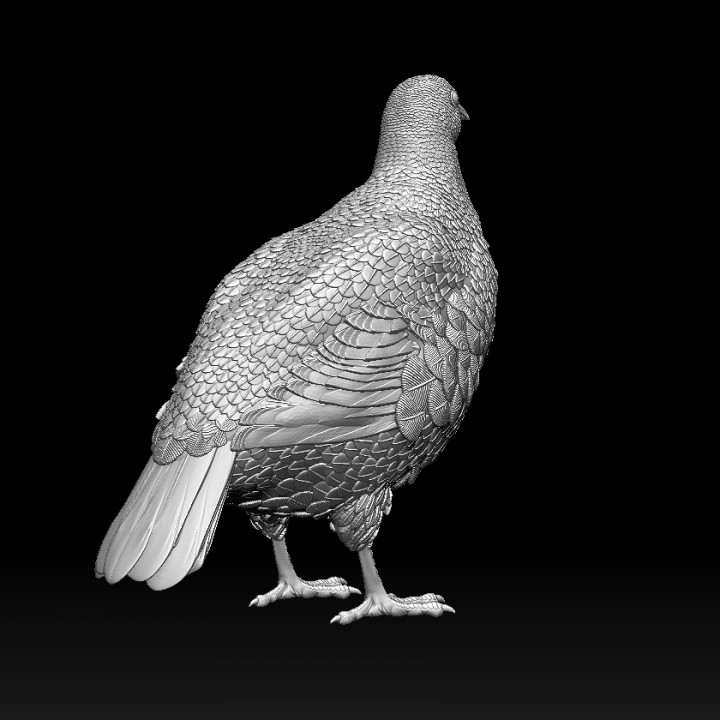 3D Printable partridge by Dmitry Tishchenkov