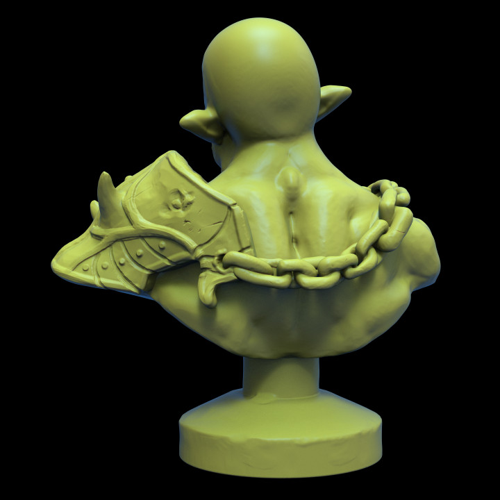 3D Printable Oger Bust by Red Clay Collectibles