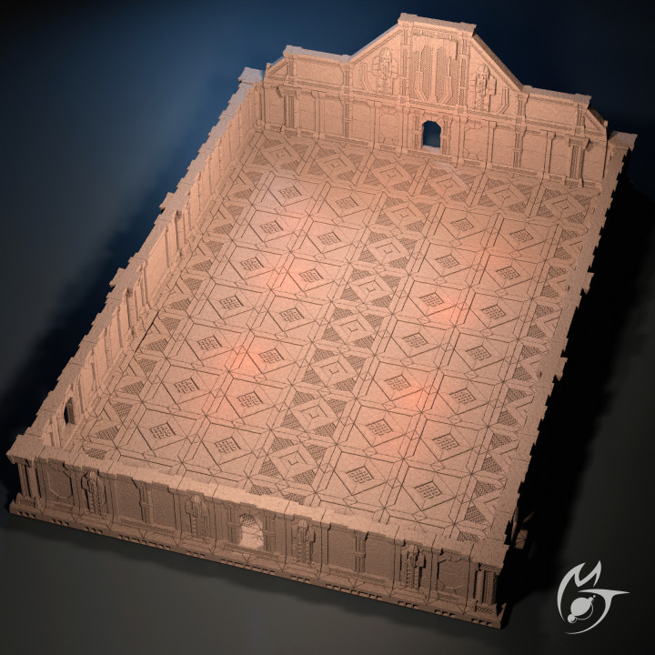 3D Printable Dwarven Throne Room Bundle - modular OpenLOCK Terrain by ...