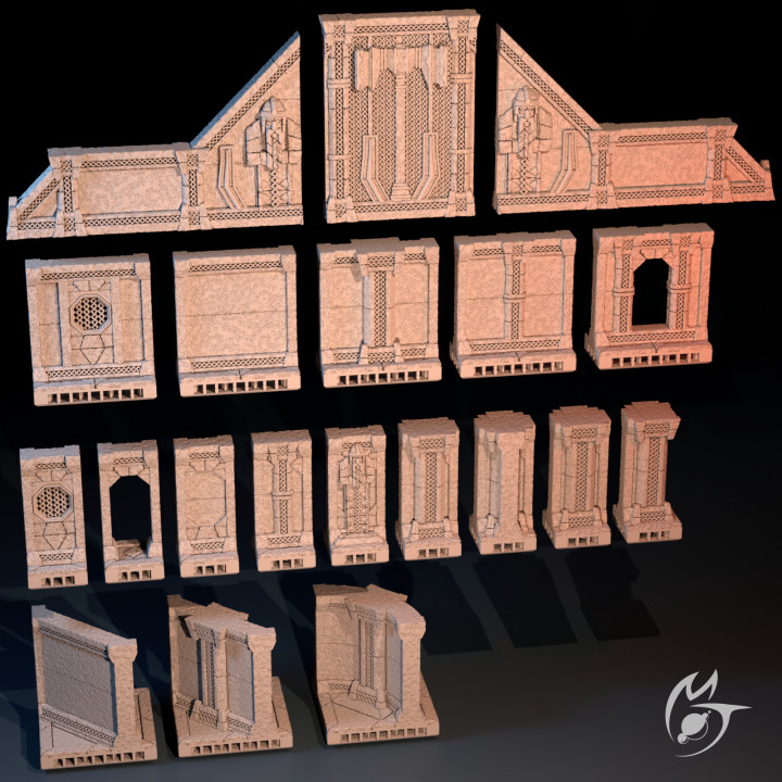 3D Printable Dwarven Throne Room Bundle - modular OpenLOCK Terrain by ...