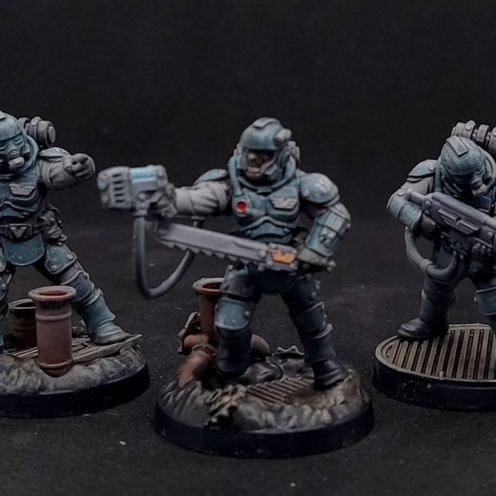 3D Print of Vaskar Commandos by Ciaphas Cain