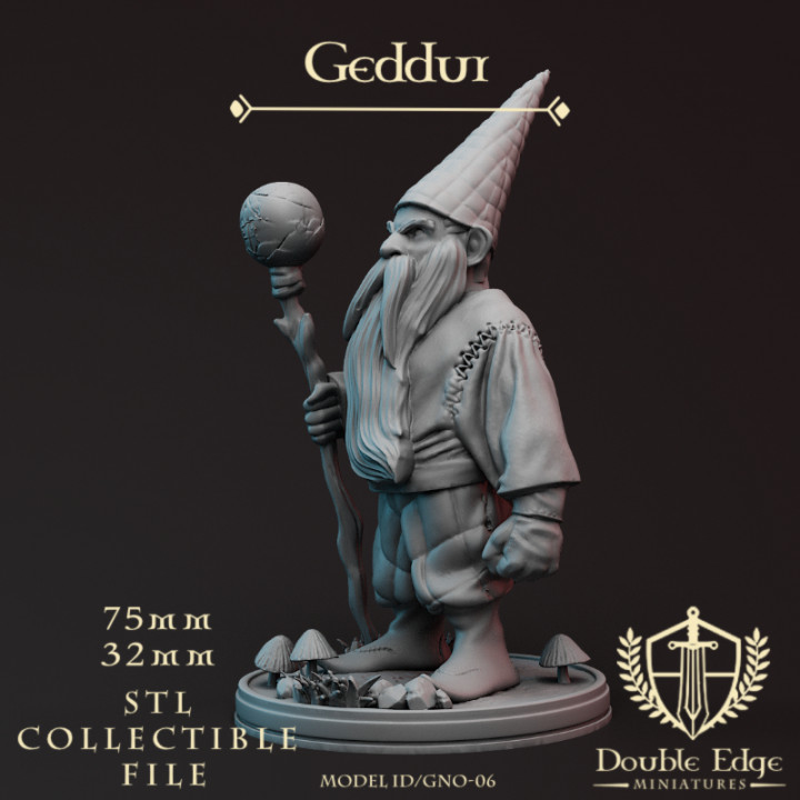 3D Printable Geddur GNO-06 by Double Edge Miniatures