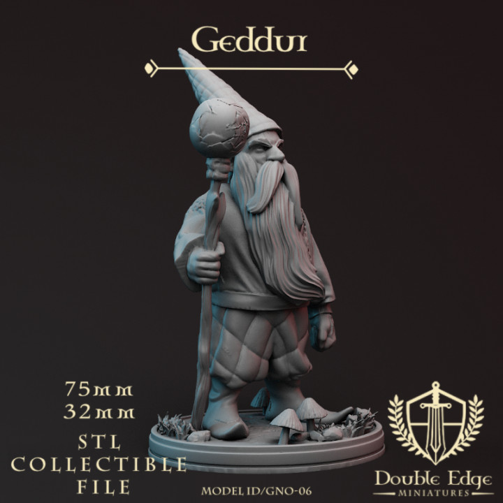 3D Printable Geddur GNO-06 by Double Edge Miniatures