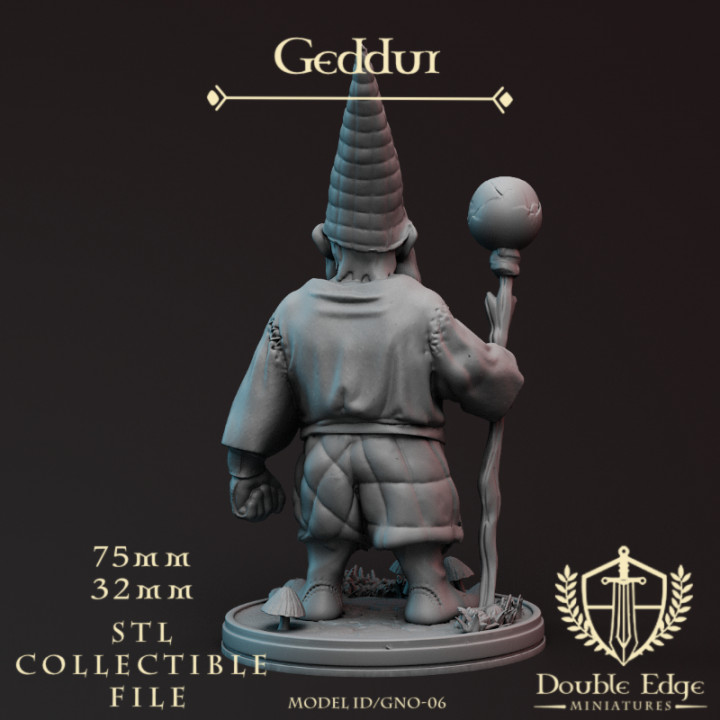 3D Printable Geddur GNO-06 by Double Edge Miniatures