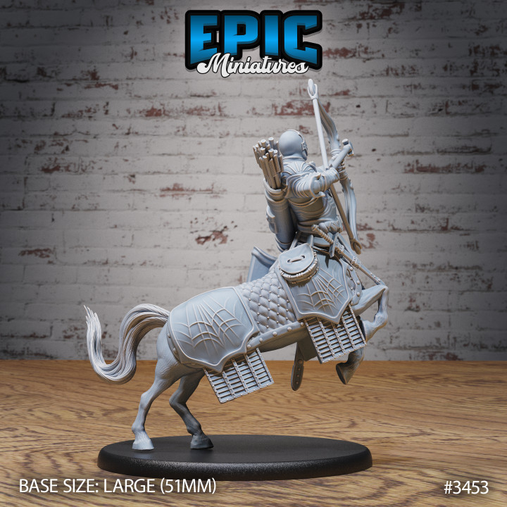3D Printable Centaur Knight Set / Royal Cavalry / Armored Warrior ...