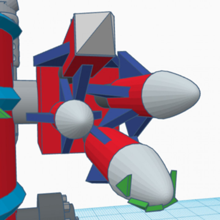 3D Printable scrap oil drum robots by Luis Enrique Galicia