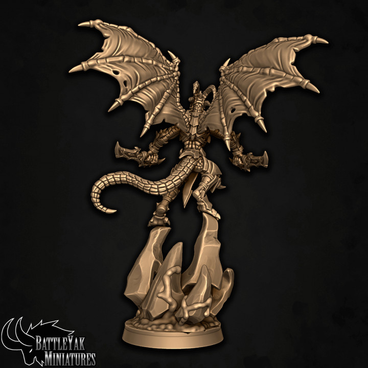 3D Printable Drachon Harbinger A by Battle Yak Miniatures