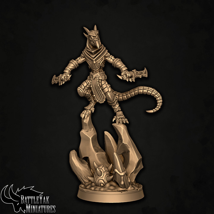 3D Printable Drachon Harbinger A by Battle Yak Miniatures