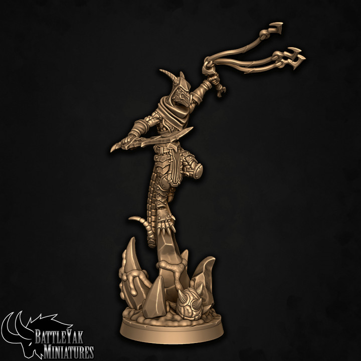 3D Printable Drachon Harbinger B by Battle Yak Miniatures