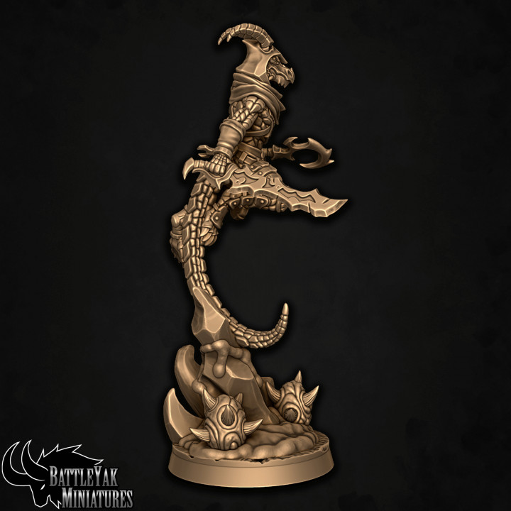 3D Printable Drachon Harbinger C by Battle Yak Miniatures