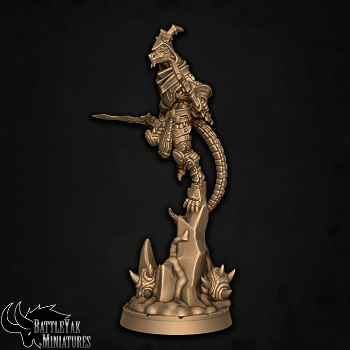 3D Printable Drachon Harbinger D by Battle Yak Miniatures