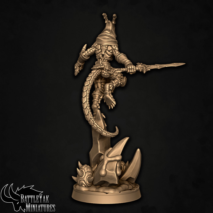 3D Printable Drachon Harbinger D by Battle Yak Miniatures