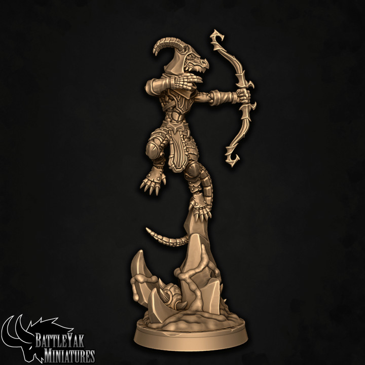 3D Printable Drachon Harbinger E by Battle Yak Miniatures