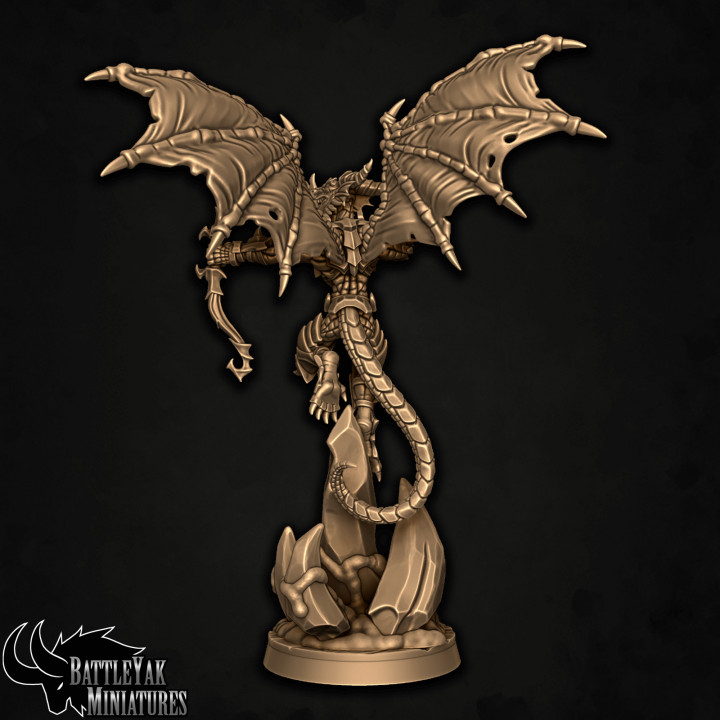 3D Printable Drachon Harbinger F by Battle Yak Miniatures