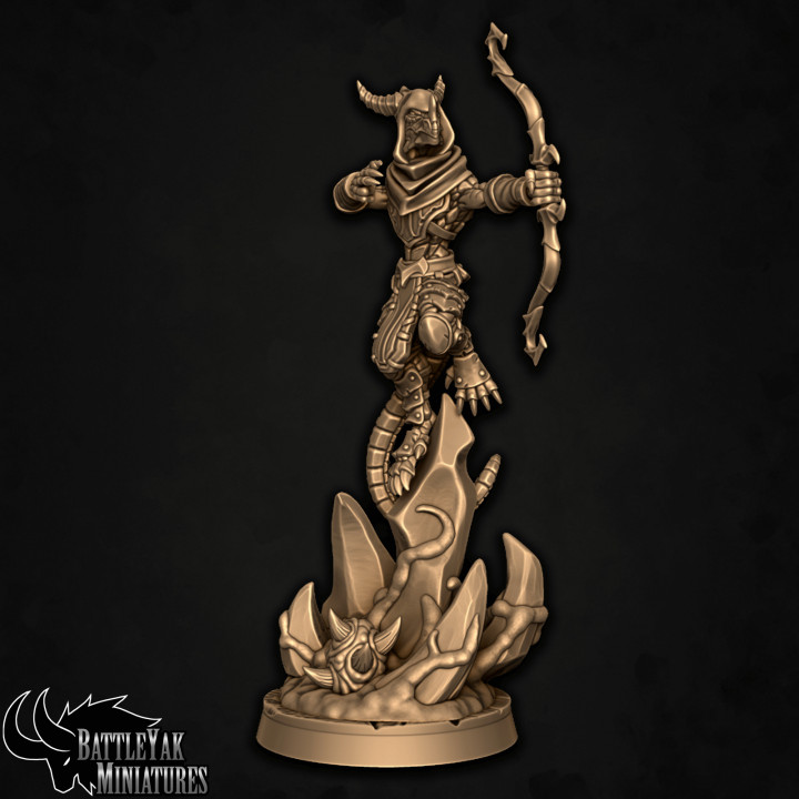 3D Printable Drachon Harbinger F by Battle Yak Miniatures