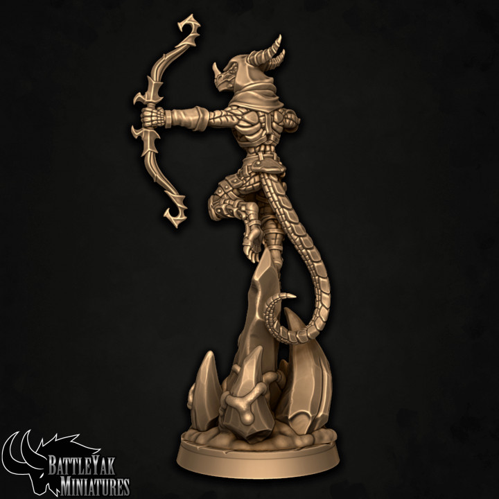 3D Printable Drachon Harbinger F by Battle Yak Miniatures